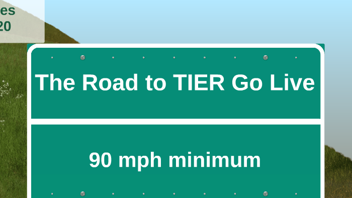 TIER Road Map to Go Live by Susan Thomaes on Prezi