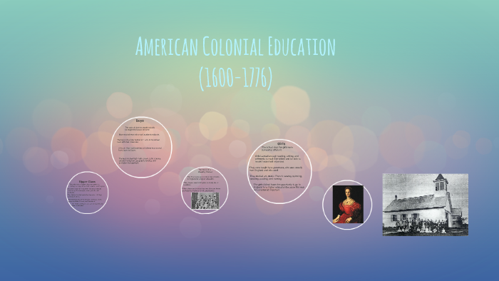 American Colonial Education (1600-1776) by Abby Collins on Prezi