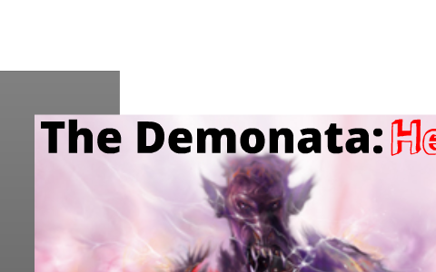The Demonata: Hell's Heroes by Aidan Hebert on Prezi