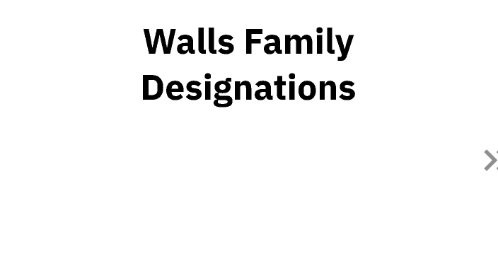 walls Families Designations by Ethan Cabral on Prezi