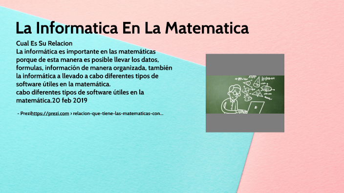 La Informatica Y La Matematica by Dayana Montes on Prezi