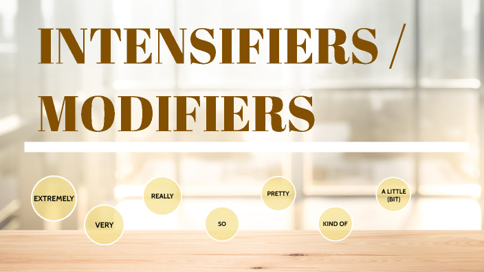 INTENSIFIERS / MODIFIERS by Annie Paulin on Prezi