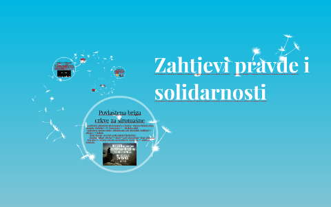 Zahtjevi pravde i solidarnosti by Nikolina Matic on Prezi