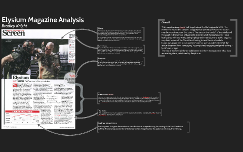 Elysium Magazine Analysis by Bradley Knight on Prezi