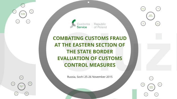 COMBATING CUSTOMS FRAUD AT THE EASTERN SECTION OF THE STATE BORDER ...