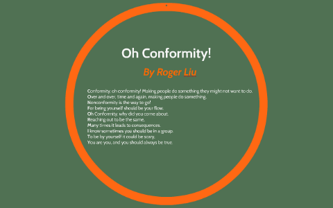 Conformity Poem by Roger Liu on Prezi