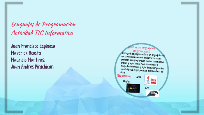 Lenguajes de Programacion by juan francisco espinosa rodriguez on Prezi