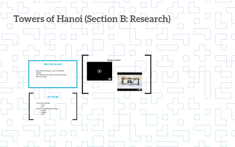 Towers of Hanoi (Section B: Research) by Dustin Scheller on Prezi