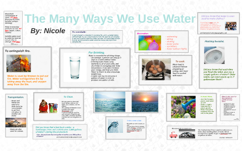 The Many Ways We Use Water by Nicole Bonner on Prezi
