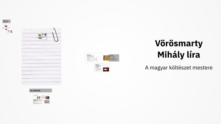 Vörösmarty Mihály líra by Lili Nagy on Prezi