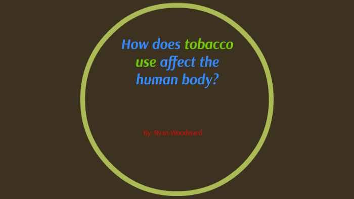How does tobacco use affect the human body? by Ryan Woodward on Prezi