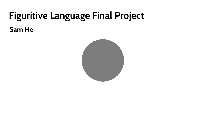 Figurative Language Final Project by Samuel Heckler on Prezi