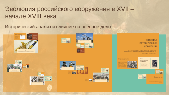 Эволюция российского вооружения в XVII – начале XVIII века by Dmitry Zhukovsky on Prezi