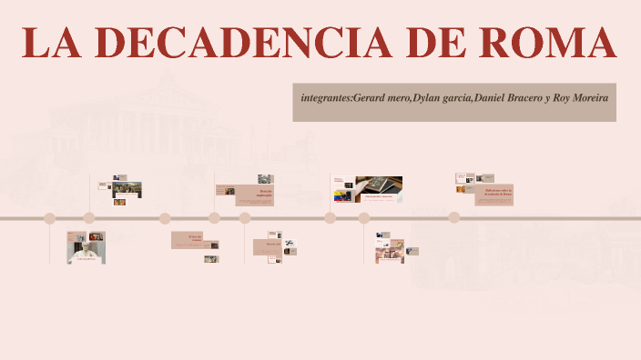 LA DECADENCIA DE ROMA by GERARD MERO on Prezi