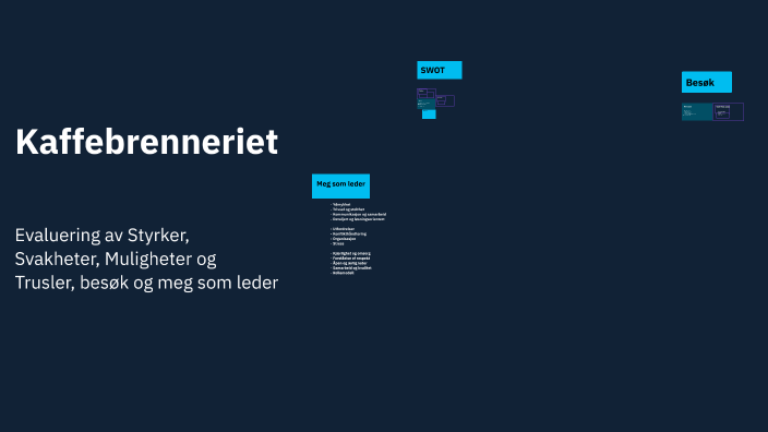 SWOT Analysis of a Cafe by Elisabet Maria Myrstad on Prezi