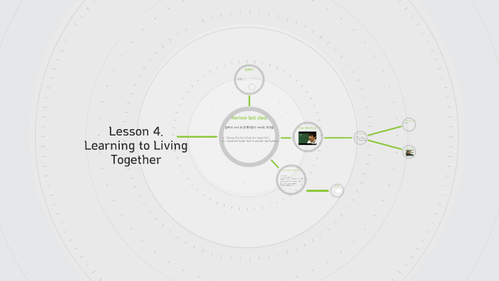 Lesson 4. Learning to live together. by 지수 한