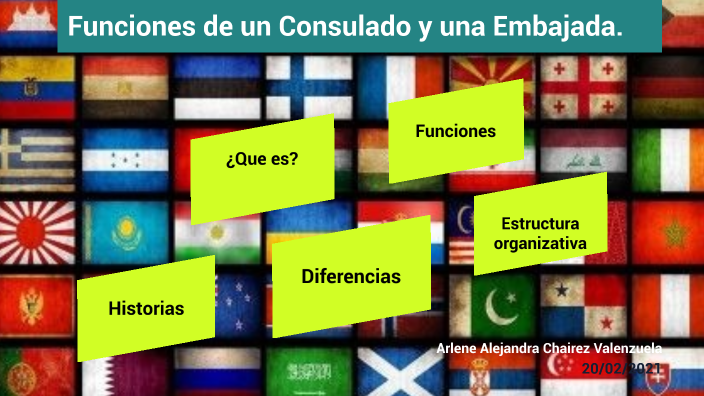 Funciones de un Consulado y una Embajada. by Ismael Chairez on Prezi