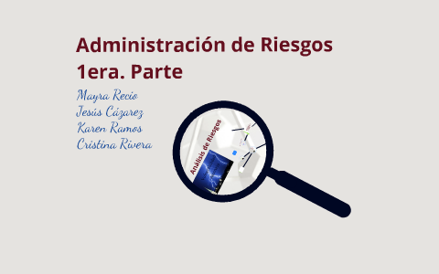Administración de riesgos 1era parte by Mayra Recio