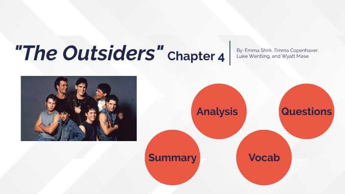 Outsiders Chapter 4 by Emma Copenhaver on Prezi