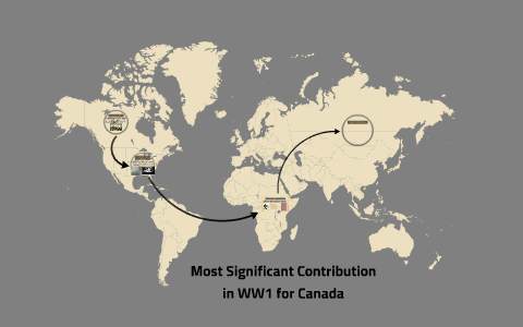 Most Significant Contribution in WW1 for Canada by Keith Lau on Prezi