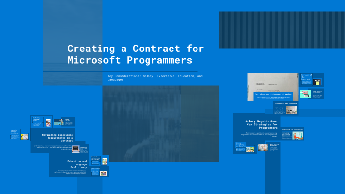 Creating a Contract for Microsoft Programmers by aneliz romero on Prezi