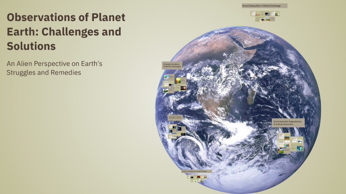 Observations of Planet Earth: Challenges and Solutions by Irina Alexa ...