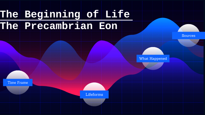 The Beginning of Life; Precambrian Explosion by Logan Philips