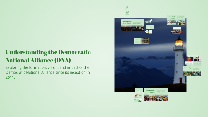 Understanding the Democratic National Alliance (DNA) by Destiny Johnson ...