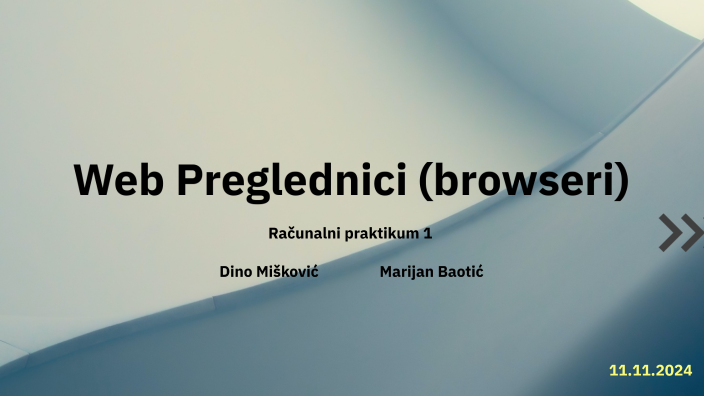 Web Preglednici (browseri) by Dino Mišković on Prezi
