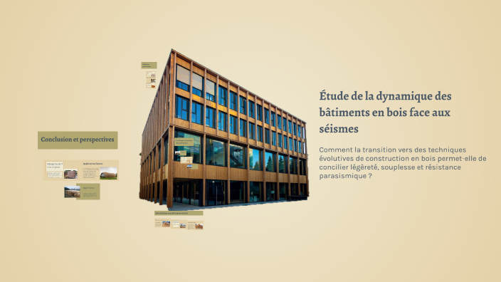 Étude de la dynamique des bâtiments en bois face aux séismes by Achraf ...