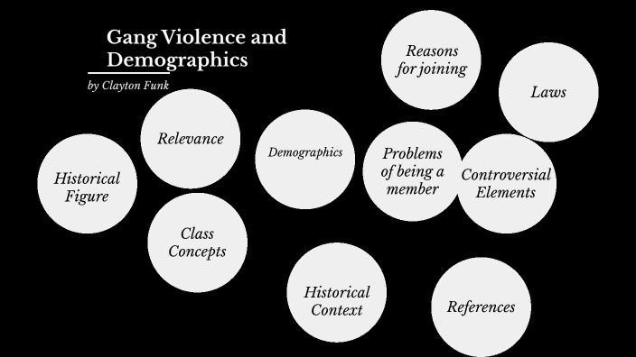Gang violence and gang demographics by Clayton Funk on Prezi