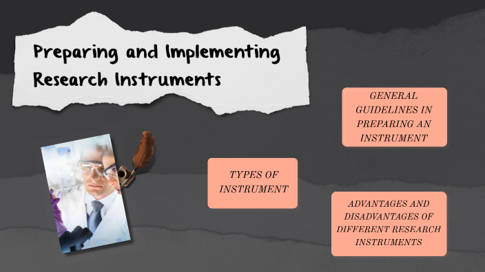 Preparing and Implementing Research Instruments by Karu Yestin on Prezi