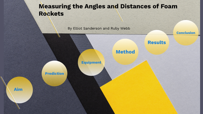 Measuring the Angles and Distances of Foam Rockets by Elliot Sanderson