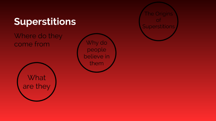 Superstitions and where they come from by maryam Akeel on Prezi