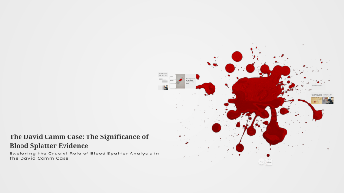 The David Camm Case: The Significance of Blood Splatter Evidence by ...