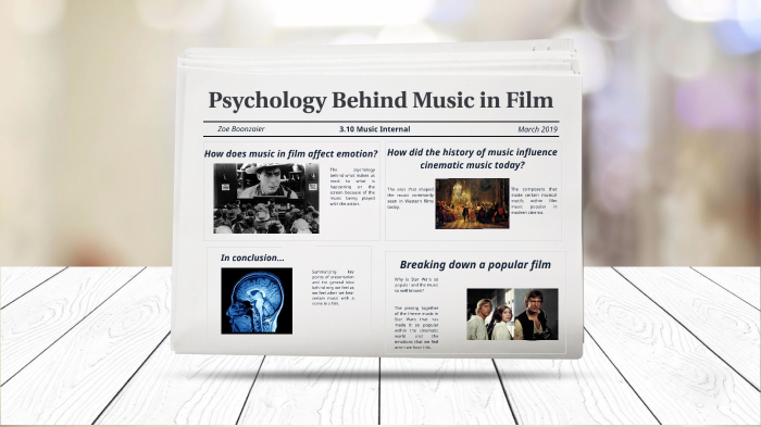 Psychology Behind Music in Film by Zoe Boonzaier on Prezi