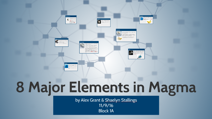 8 Major Elements in Magma by Margo Shafer on Prezi