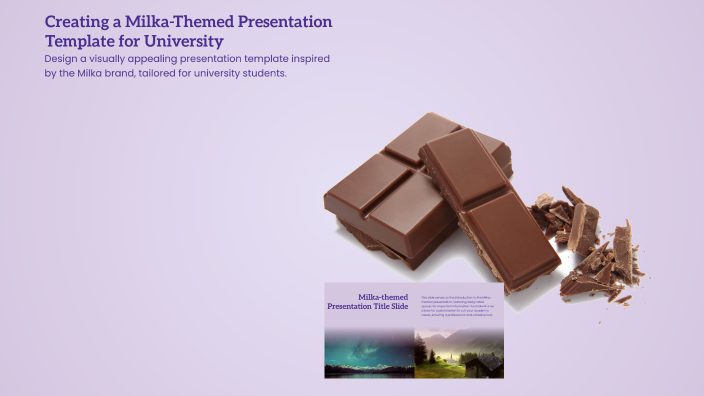 Creating a Milka-Themed Presentation Template for University by ...