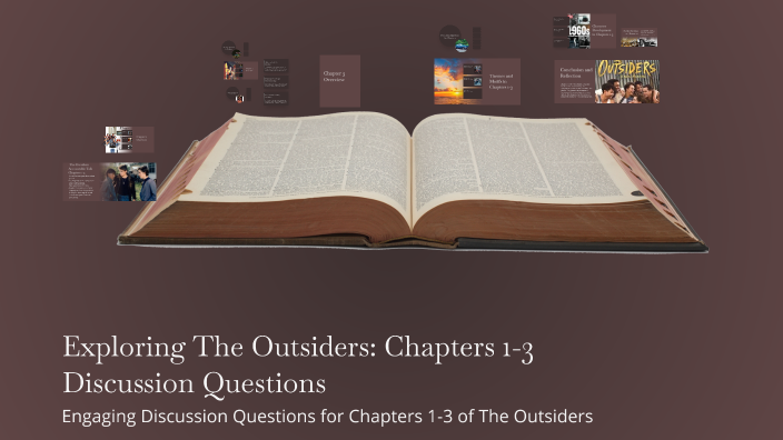 Exploring The Outsiders: Chapters 1-3 Discussion Questions by Erin ...