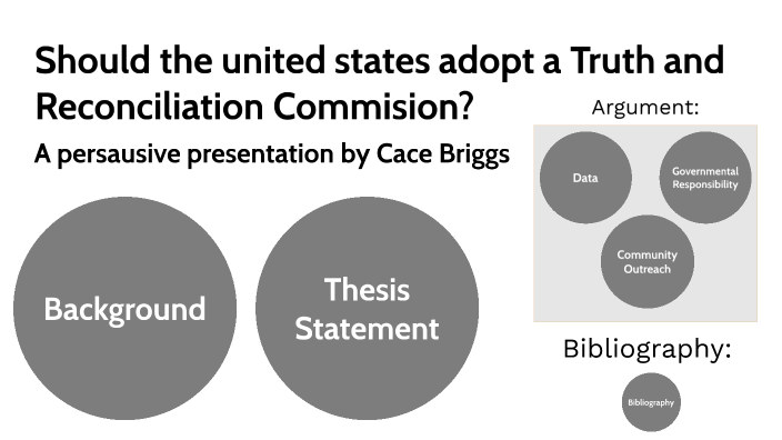 Why the United States should adopt a Truth and Reconciliation ...