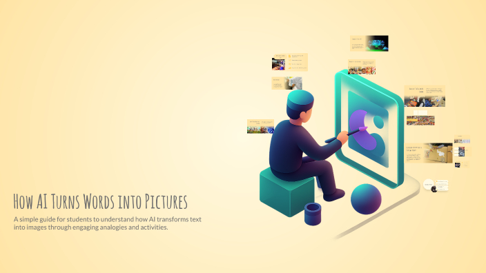 How AI Turns Words into Pictures by yasaswi palla on Prezi