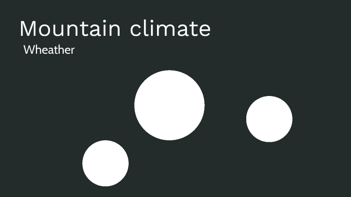 Mountain climates by Hugo RAWLINS on Prezi