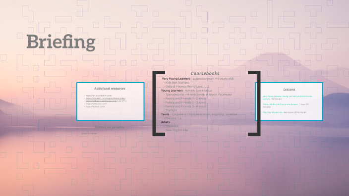 Briefing by Daria Shpak on Prezi