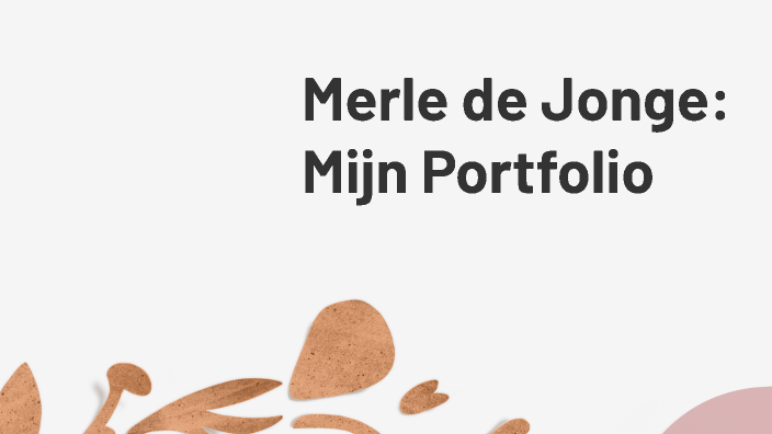 Portfolio by Merle de Jonge on Prezi