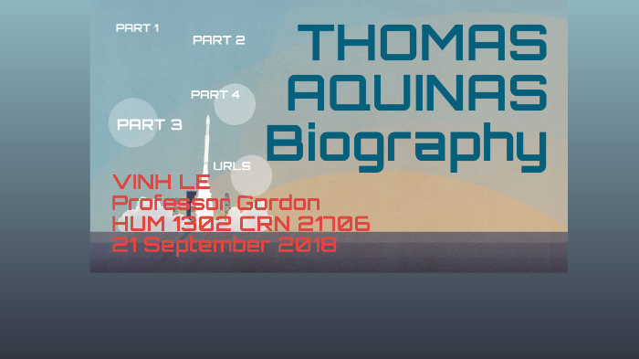 Thomas Aquinas Biography by Vinh Le on Prezi