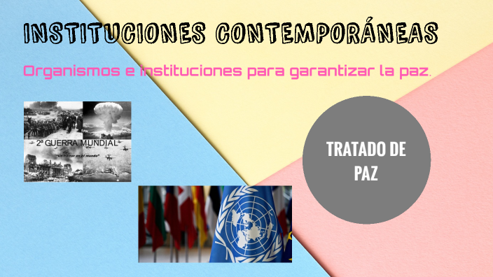 Organismos E Instituciones Para Garantizar La Paz By Sandra Hernández