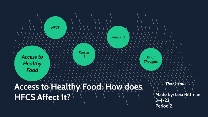 Access to Healthy Food: How does HFCS Affect It? by Leia Rittman on Prezi