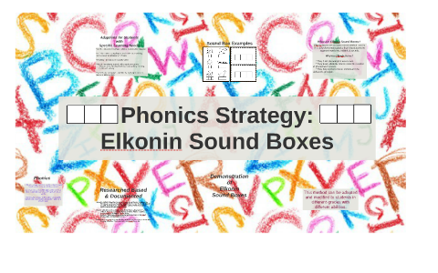 Phonics Strategy- Elkonin Sound Boxes by on Prezi