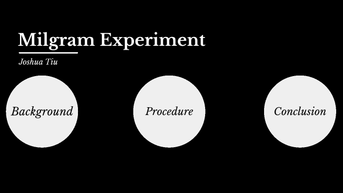 Milgram Experiments by Joshua Tiu on Prezi