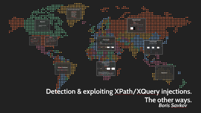 XPath/XQuery injection by Sean Arnor on Prezi